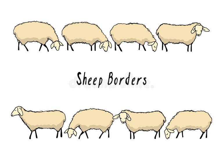 Cute Sheep Characters Stock Illustrations – 2,837 Cute Sheep Characters ...