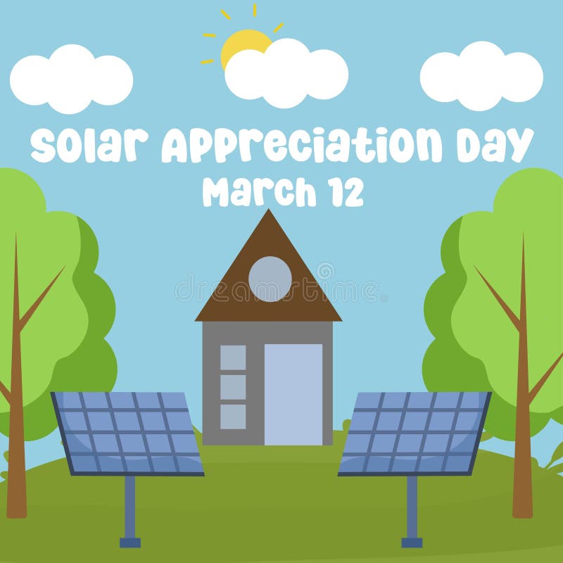 Vector Graphic of Solar Appreciation Day Ideal for Solar Appreciation ...