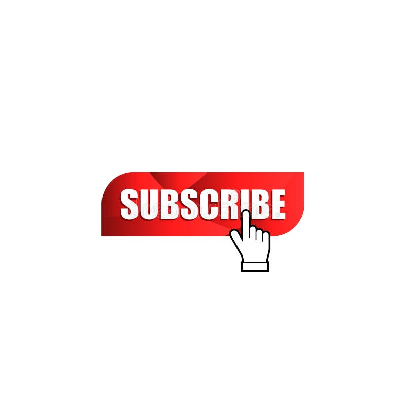 Vector Graphic of Subscribe Red Button. Perfect for Video or Social ...