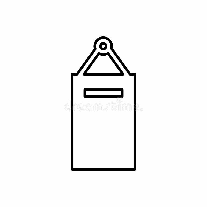 Vector Graphic of Tag - Line Style - Simple Illustration. Editable ...