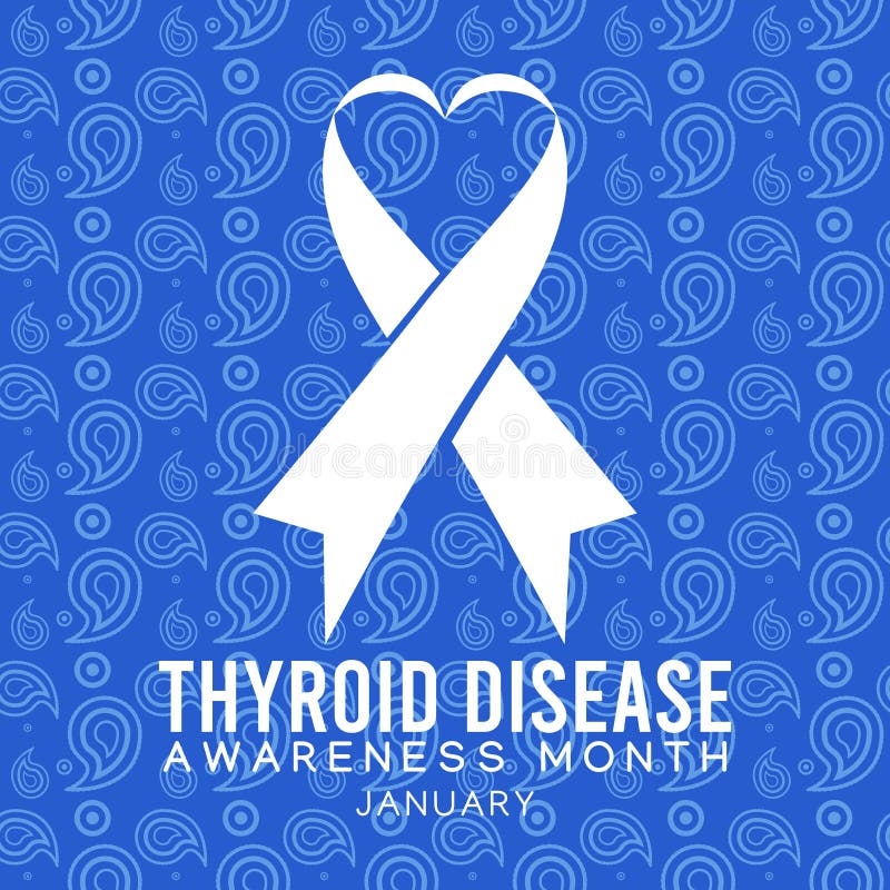 Vector Graphic of Thyroid Disease Awareness Month Good for Thyroid ...
