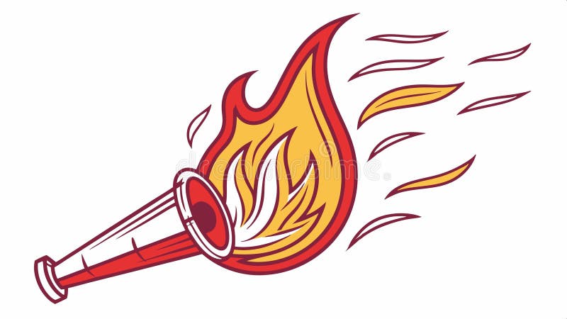 Torch Flame Graphic, Fire Element for Emergency and Safety Themes and ...