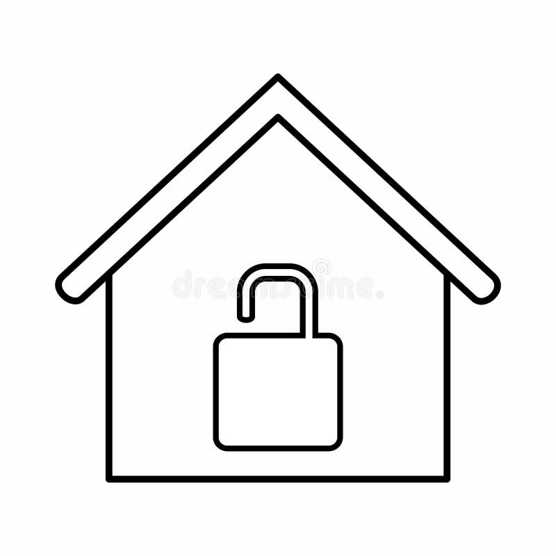 Unlocked House Stock Illustrations – 954 Unlocked House Stock ...