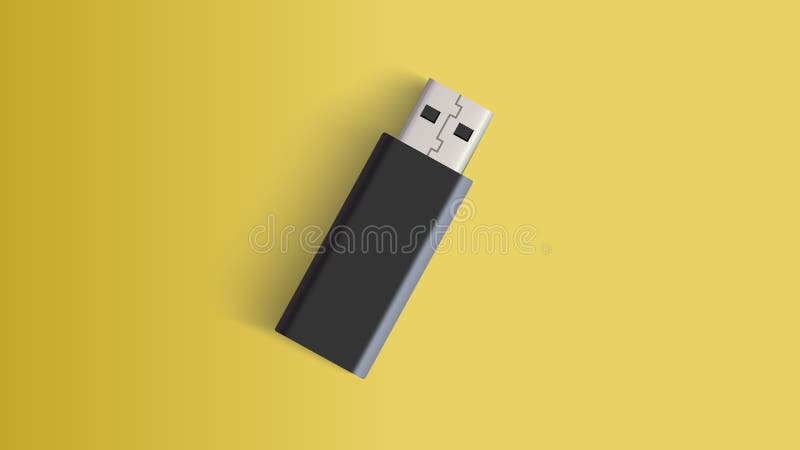 Vector Graphic of Usb Flash Disk Illustration Stock Illustration ...