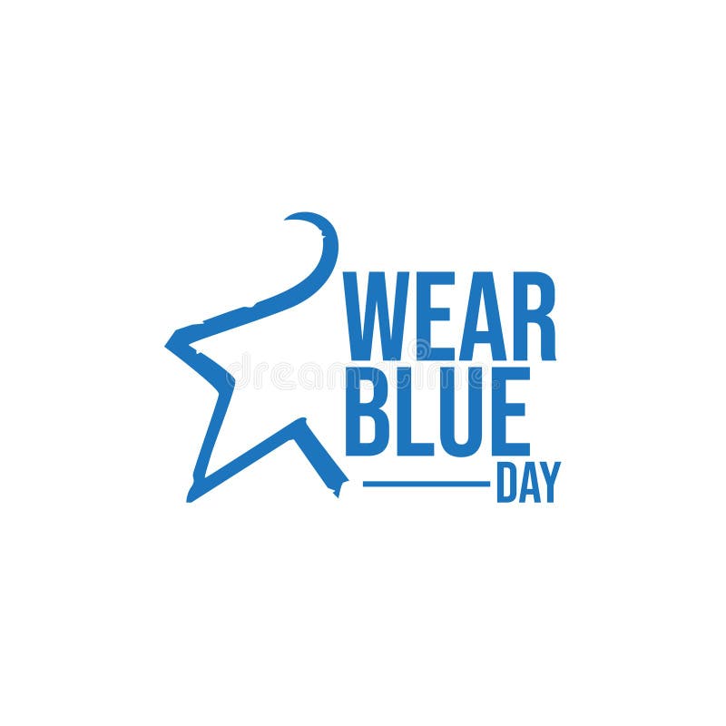 Vector Graphic of Wear Blue Day Good for Wear Blue Day Celebration ...