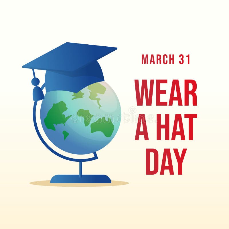 Vector Graphic of Wear a Hat Day Ideal for Wear a Hat Day Celebration ...