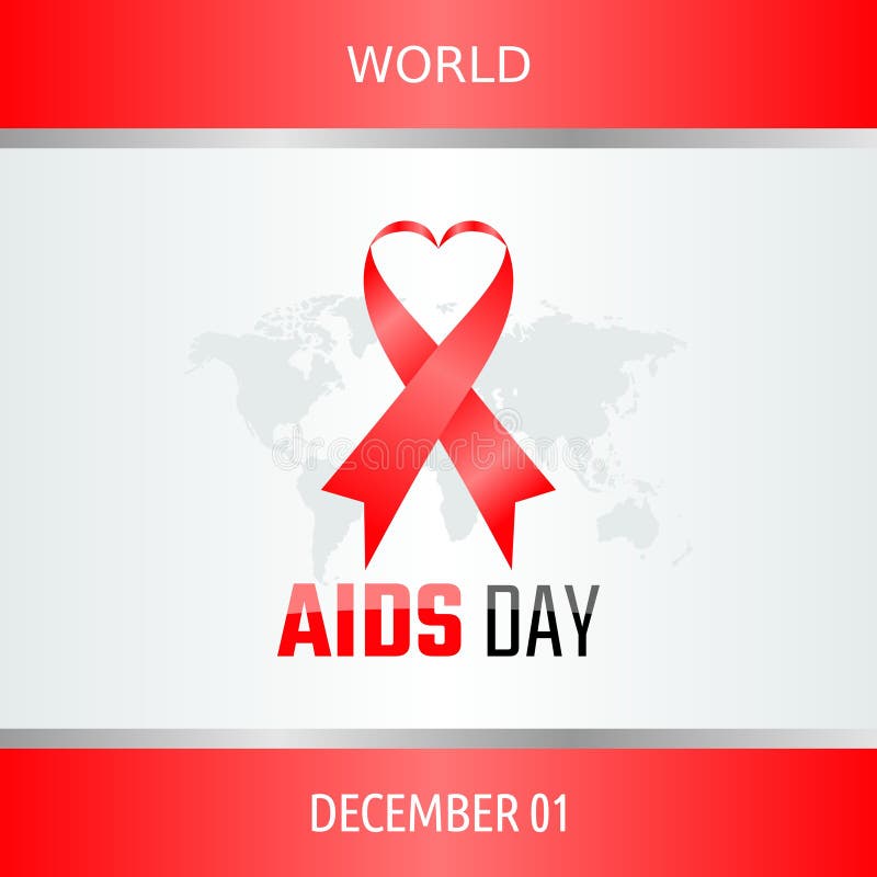 Vector Graphic of World AIDS Day Stock Vector - Illustration of hope ...