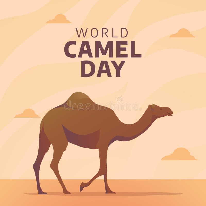 Vector Graphic of World Camel Day Good for World Camel Day Celebration ...