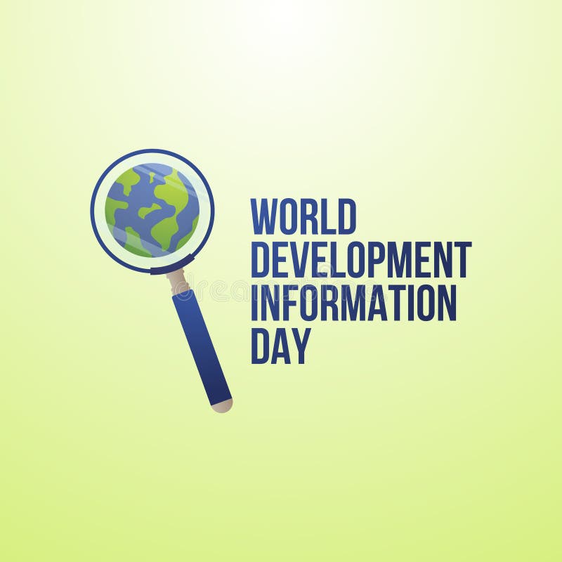 Vector Graphic of World Development Information Day Ideal for World ...
