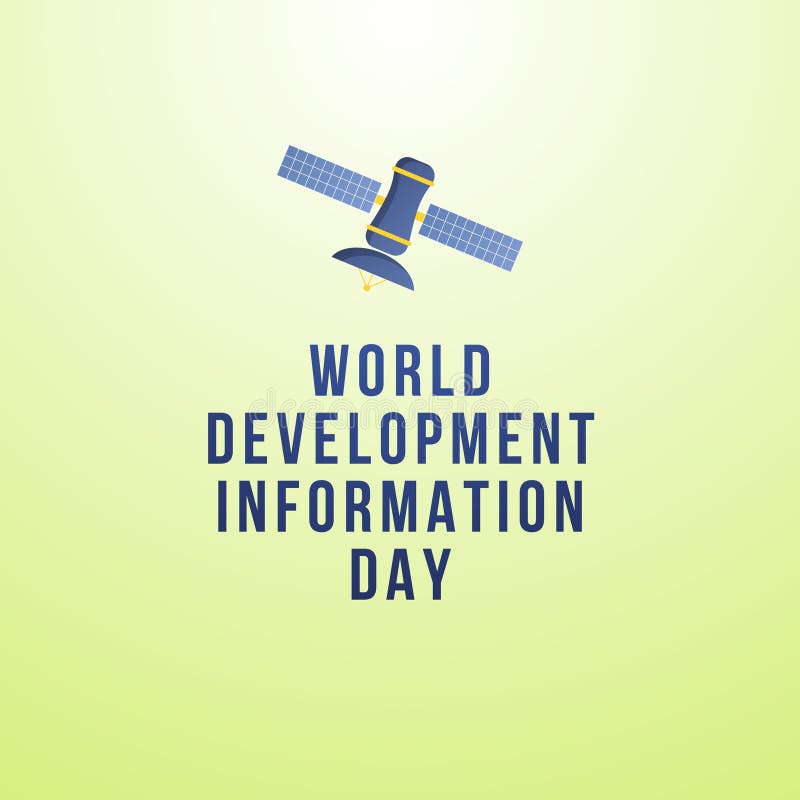 Vector Graphic of World Development Information Day Ideal for World ...