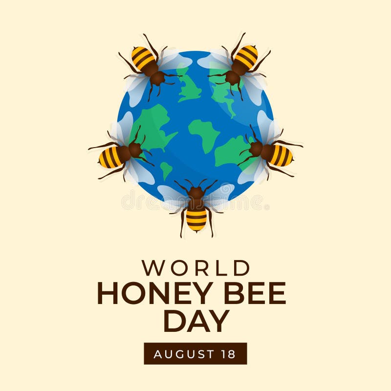 Vector Graphic of World Honey Bee Day Good for World Honey Bee Day ...