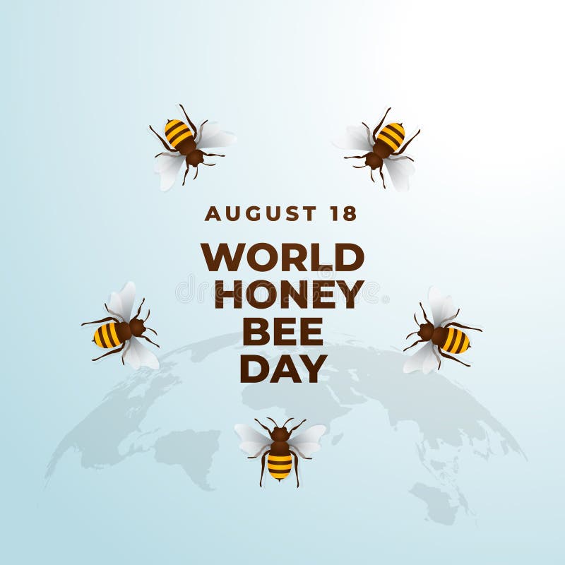 Vector Graphic of World Honey Bee Day Ideal for World Honey Bee Day ...