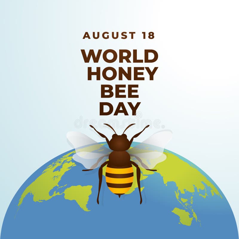 Vector Graphic of World Honey Bee Day Ideal for World Honey Bee Day ...