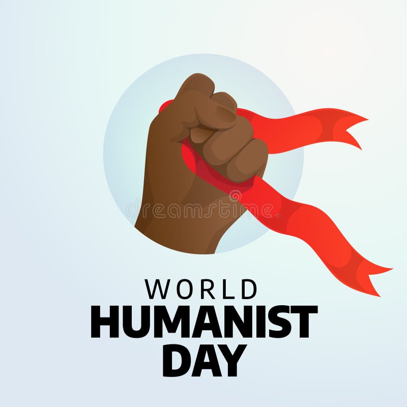 World humanist day poster stock vector. Illustration of poster - 187503561