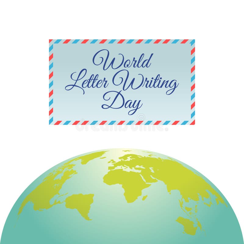 Vector Graphic of World Letter Writing Day Ideal for World Letter ...