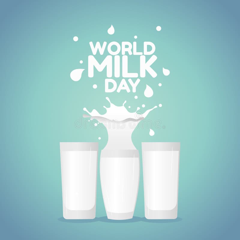Vector Graphic of World Milk Day Good for World Milk Day Celebration ...