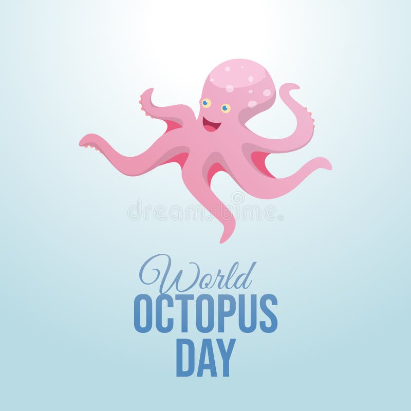 Vector Graphic of World Octopus Day Ideal for World Octopus Day ...