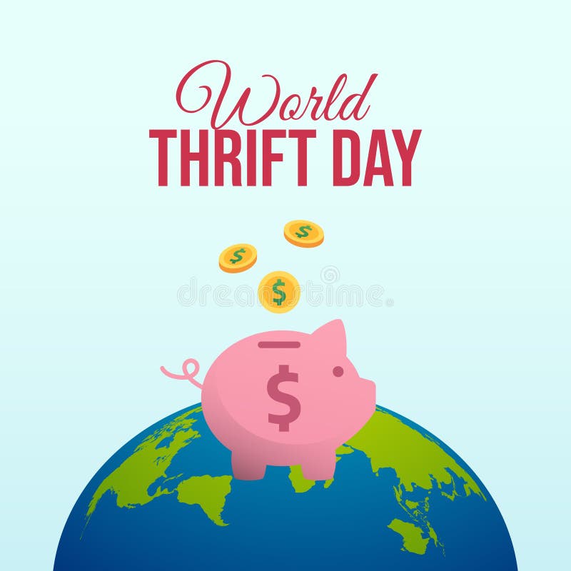 Vector Graphic of World Thrift Day Ideal for World Thrift Day ...