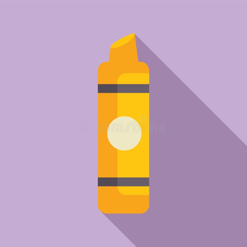 Flat Design Highlighter Icon Illustration Stock Illustration ...