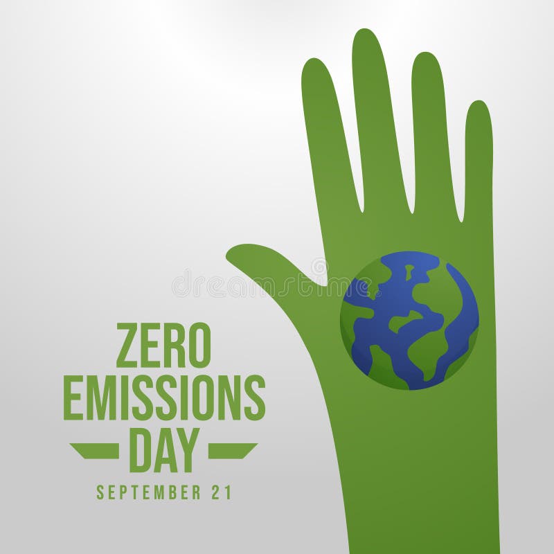 Vector Graphic of Zero Emissions Day Ideal for Zero Emissions Day ...
