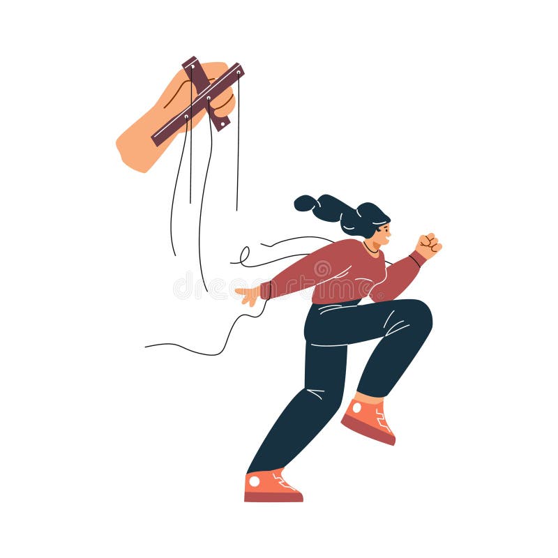 Vector Graphics Liberation: the Hands of a Female Puppet, Breaking Out ...