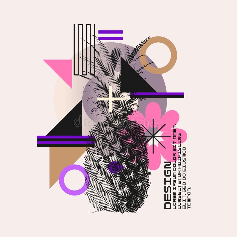 Geometric Destructive Background Stock Illustrations – 72 Geometric ...