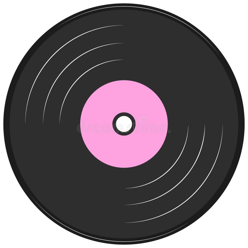 Vector Graphics, Music Record. Stock Vector - Illustration of ...