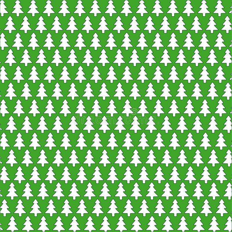 Vector Graphics Seamless Christmas Tree Background Stock Vector ...