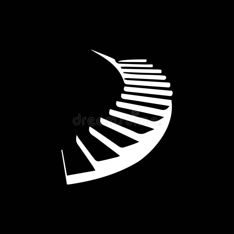Stairs Symbol Logo Illustration. Stairs Up Vector Icon Stock ...
