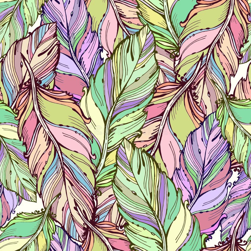 Vector Graphics, Stylized Seamless Pattern Background Stock Vector ...