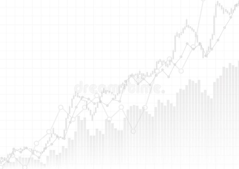 Vector : Gray Business Graphs on White Background Stock Vector ...