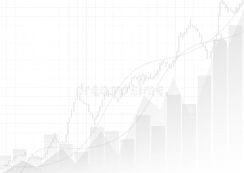Vector : Gray Business Graphs on White Background Stock Vector ...
