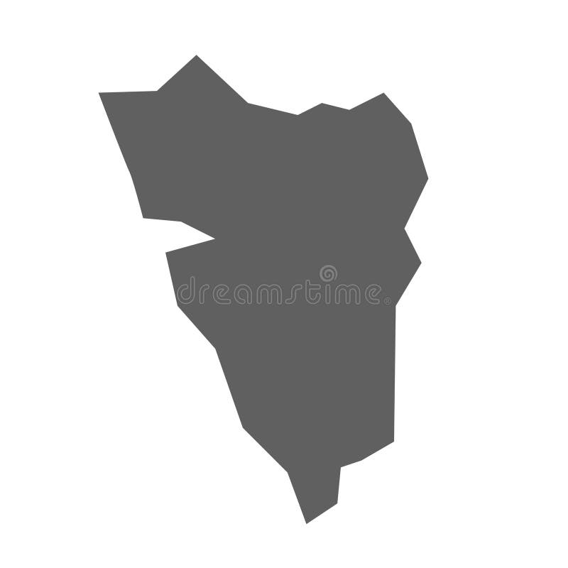 A Vector Gray Map of the Goa State of India Stock Vector - Illustration ...