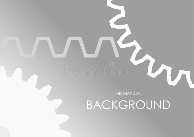 Vector Gray Mechanical Background for Creative Design Stock Vector ...