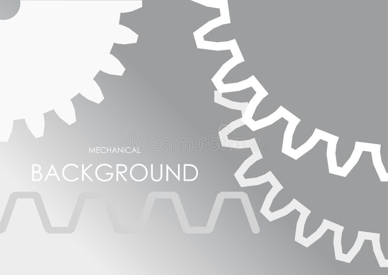 Vector Gray Mechanical Background for Creative Design Stock Vector ...