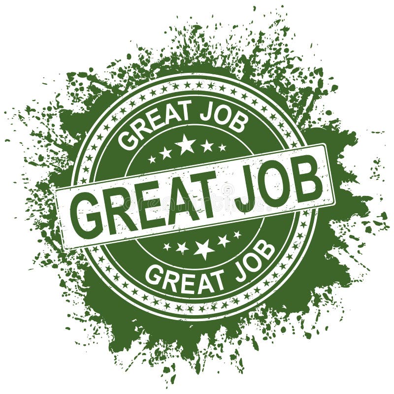 Vector great job stamp stock vector. Illustration of icons - 30678460
