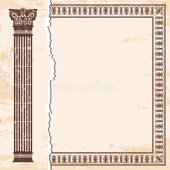 Greek Column Frame Stock Illustrations – 2,419 Greek Column Frame Stock ...
