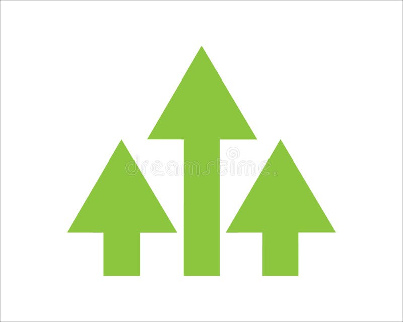 Vector Green Arrows Up Icon. Upload Icon. Upgrade Sign. Growth Symbol ... Vector Green Arrows Up Icon. Upload Icon. Upgrade Sign. Growth Symbol ...