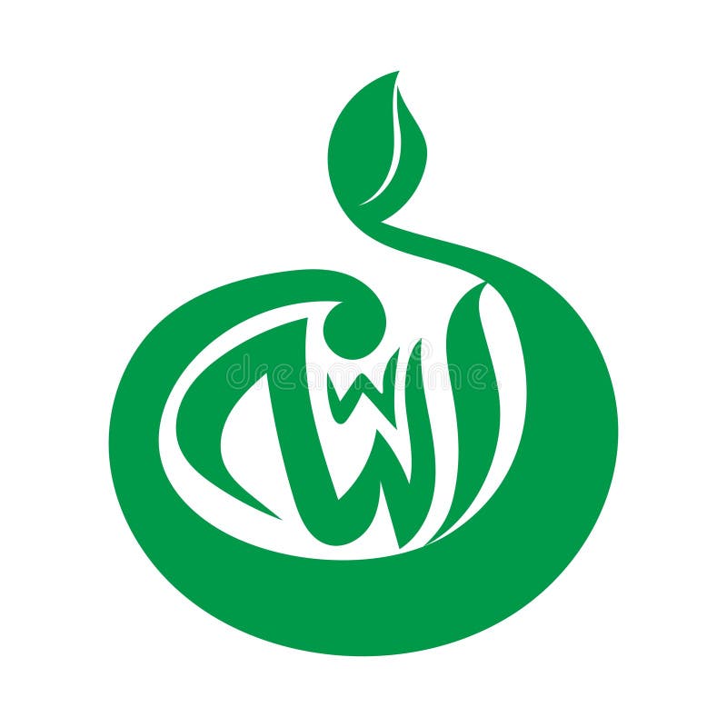 Vector of a Green Calligraphy Image of Allah, this Vector is Good Stock ...