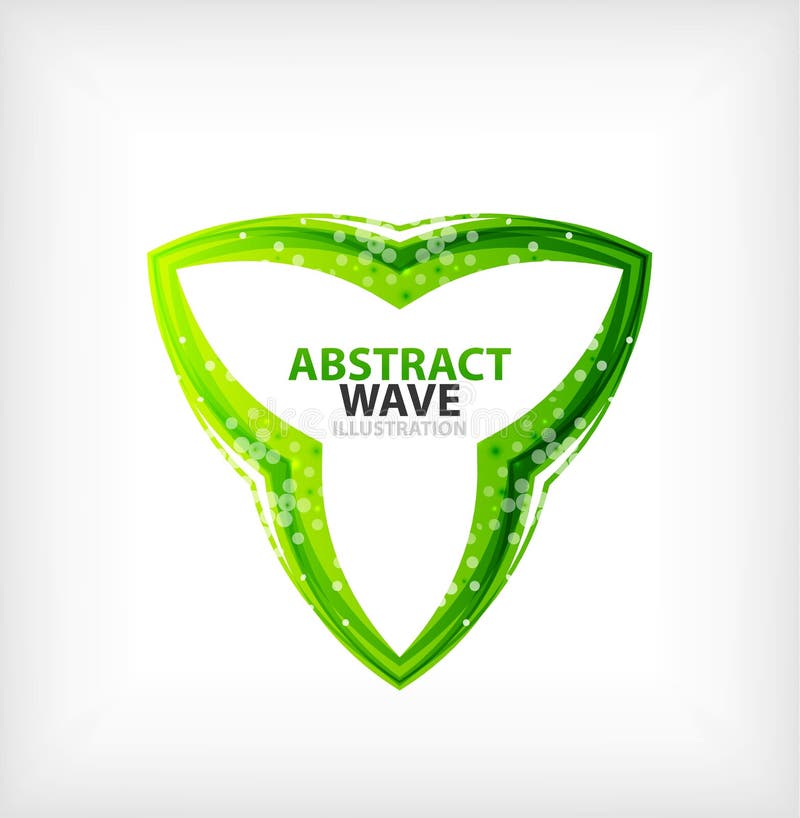 Vector Green Concept Abstract Business Icon Stock Vector - Illustration ...