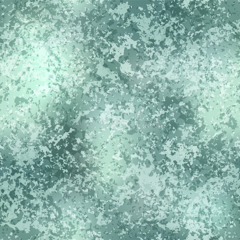 Vector Green Distressed Foil Seamless Pattern. Shiny Metallic Grunge ...