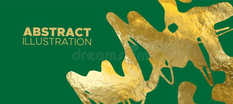 Vector Green and Gold Design Templates for Banner Stock Vector ...