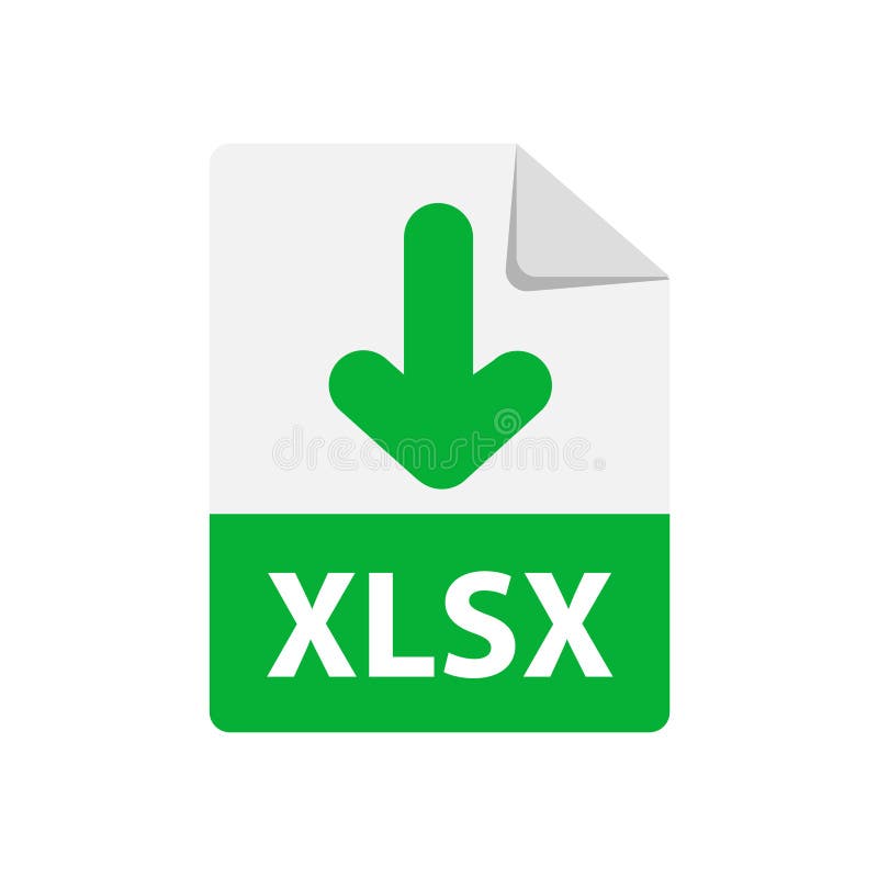 Vector Green Icon XLSX. File Format Extensions Icon Stock Vector ... Vector Green Icon XLSX. File Format Extensions Icon Stock Vector ...