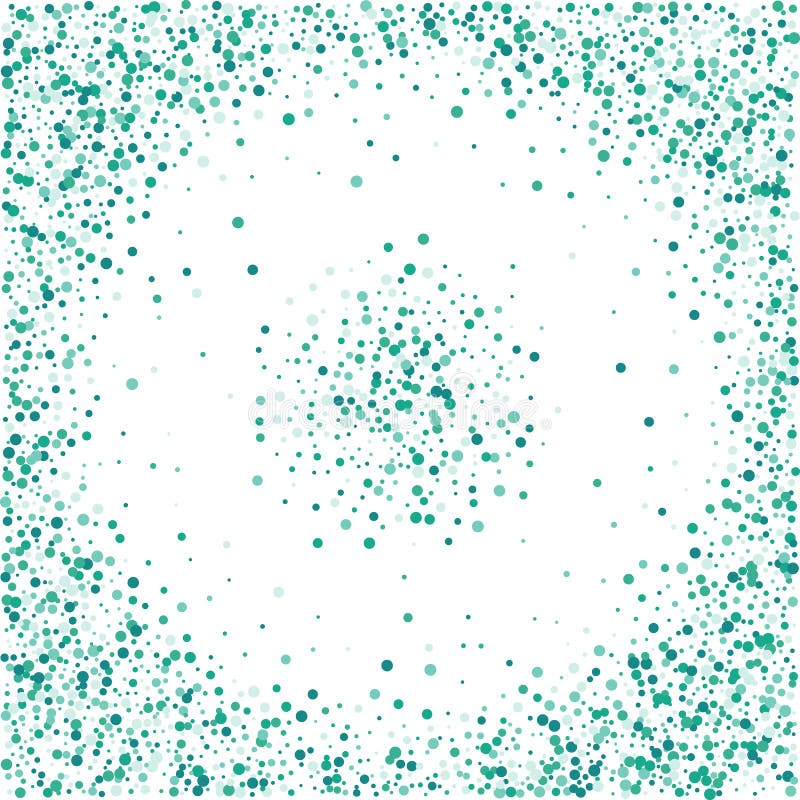 Vector Green Paper Confetti Isolated on White Background. Green ...