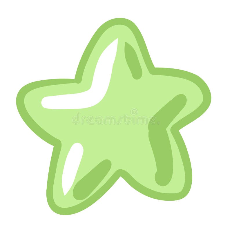 Vector Green Star. Asterisk Icon Stock Vector - Illustration of icon ...