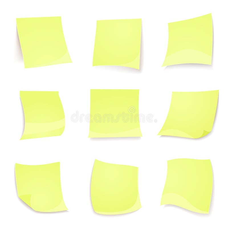 Stickies Note Stock Illustrations – 121 Stickies Note Stock ...