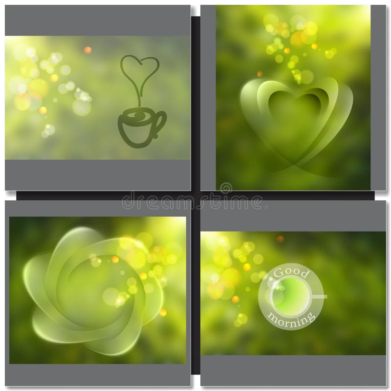 Vector Green Tea Sign Symbol Stock Illustration - Illustration of ...