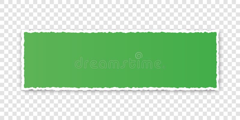Vector Green Torn Paper Banner with Ripped Edges with Space for Your ...