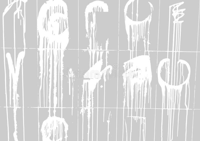 Vector Grey Seamless Pattern with Ink Splash, Blot and Brush Stroke ...