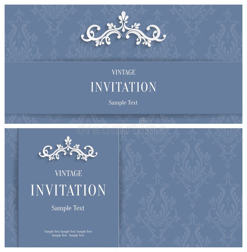 Vector Grey Floral 3d Background. Template for Greeting or Invitation ...